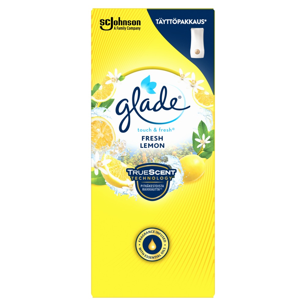 Glade Touch&Fresh täyttö 10ml Fresh Lemon - Transmeri Pro