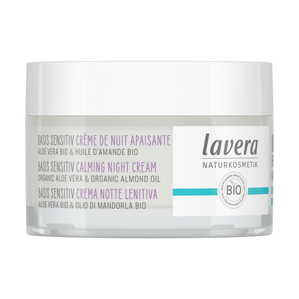 Lavera Basis Sensitiv Calming Night Cream 50ml - Transmeri Pro